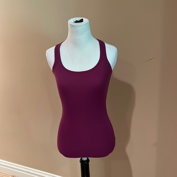 Forever 21 | Tops | Forever 2 Plum Colored Scoop Neck Ribbed Tank ...
